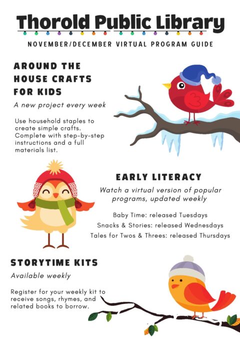 Thorold Public Library- In person & Virtual Programs! - Niagara Board ...